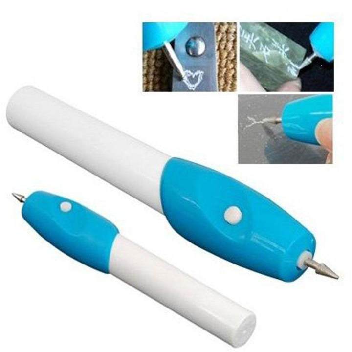 Handheld Electric Engraving Etching Pen Rotary Tool (White and Blue16 ...
