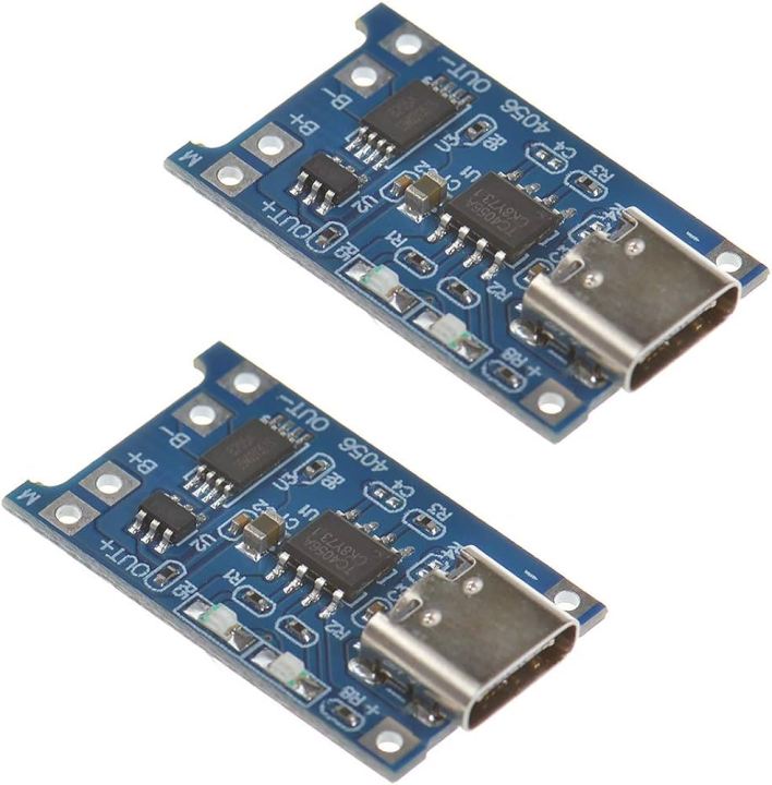 2 x Type C TP4056 TP-4056 TP 4056 5V 1A With Current Protection Charger ...