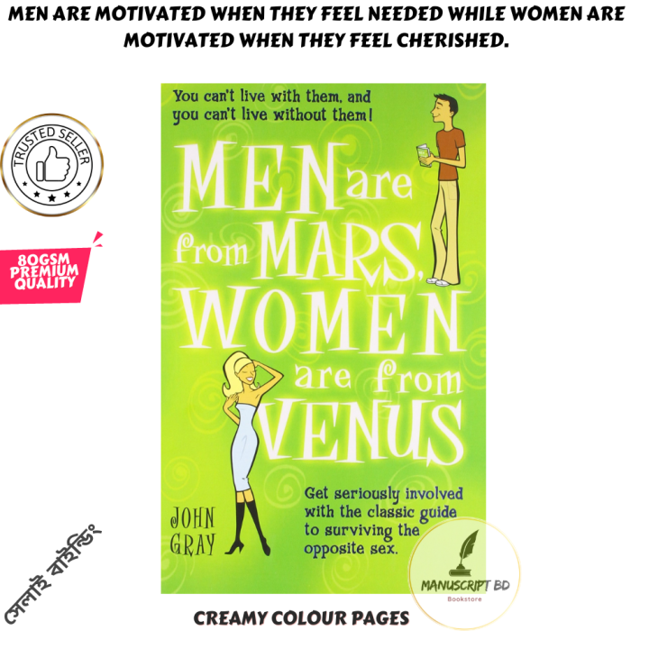 Men Are from Mars, Women Are from Venus by John Gray - Paperback | Daraz.com.bd