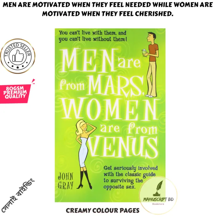 Men Are from Mars, Women Are from Venus by John Gray - Paperback | Daraz.com.bd