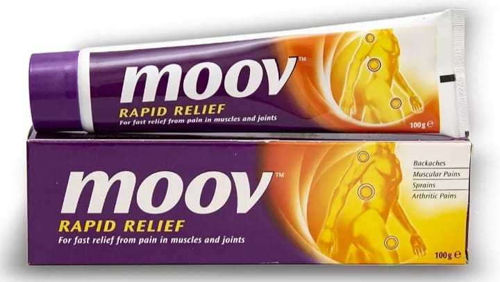 Indian Product Moov Rapid Relief Cream - 100gm | Daraz.com.bd