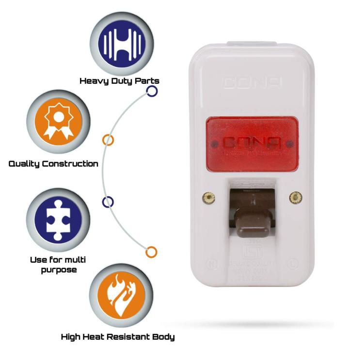 CONA ON OFF DP SWITCH 32 Amp Cona DP Switch, Switch Motor Pump | Daraz ...
