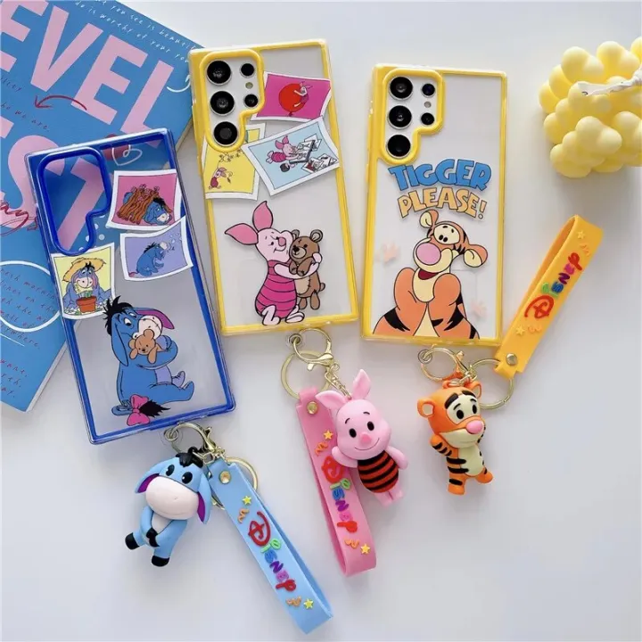 Cute Cartoon Tigger Piglet Eeyore Phone Case for Samsung Galaxy S22 S23 ...