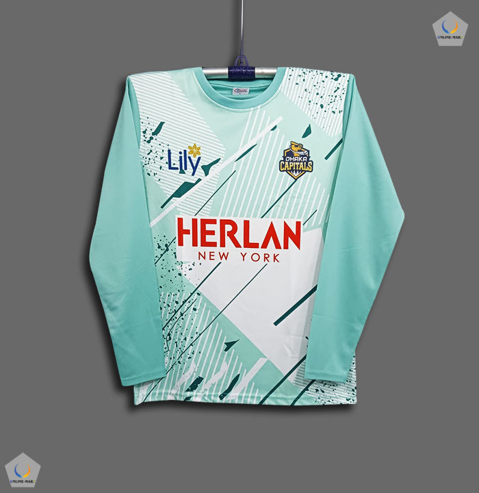 Dhaka Capaitalsl Trening Full Sleeve Cricket Jersey For Men - BPL Short ...
