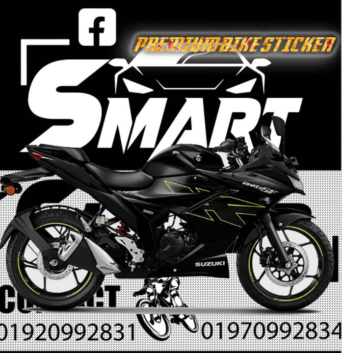 GIXXER SF NEW SET STICKER || SF FI SET STICKER || ORI GINAL SET STICKER ...