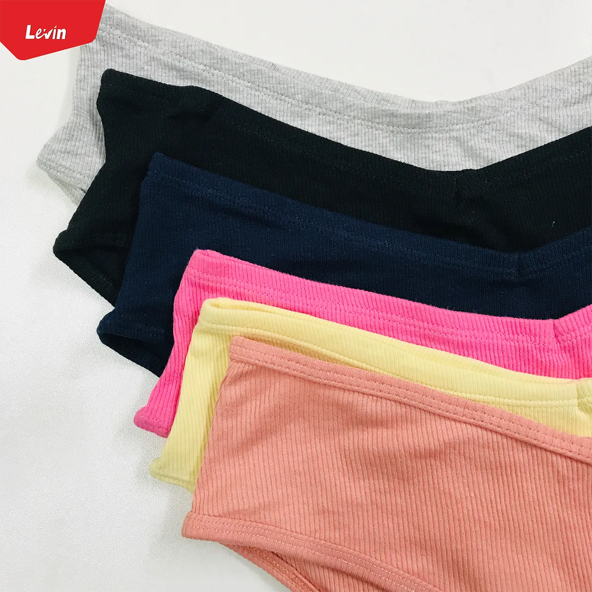 Pack of 5 Assorted Women's Cotton Ribbed V Shape Waist Hipster Panty ...