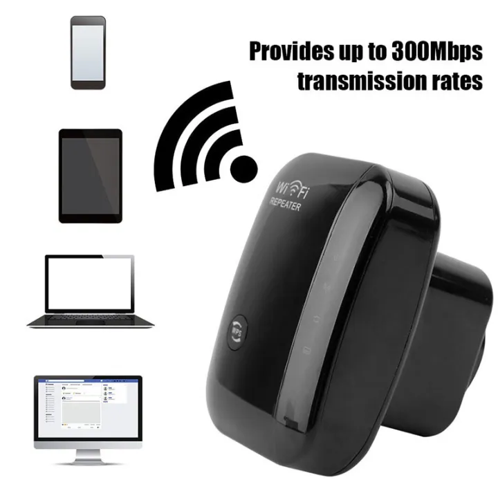 Range Extender, 300 mbps Wireless Wifi Router Repeater Booster, 2.4GHz ...
