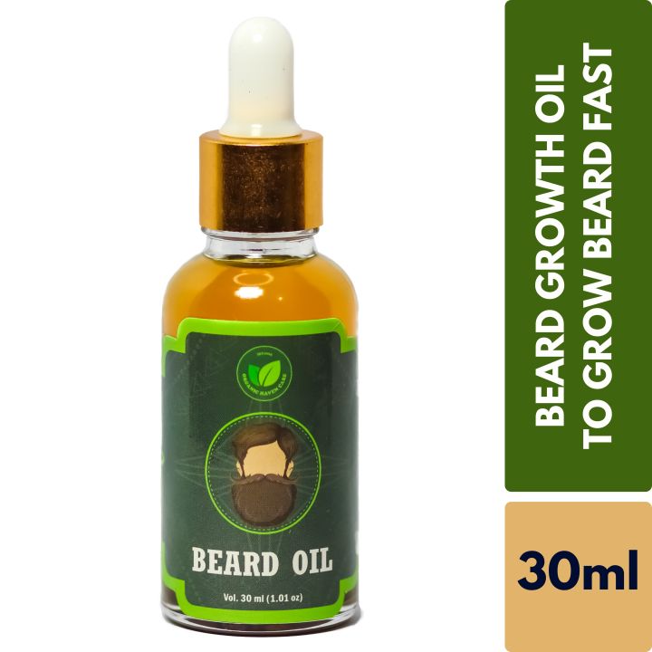 Organic Beard Growth Oil With A Dropper - 30ml | Daraz.com.bd