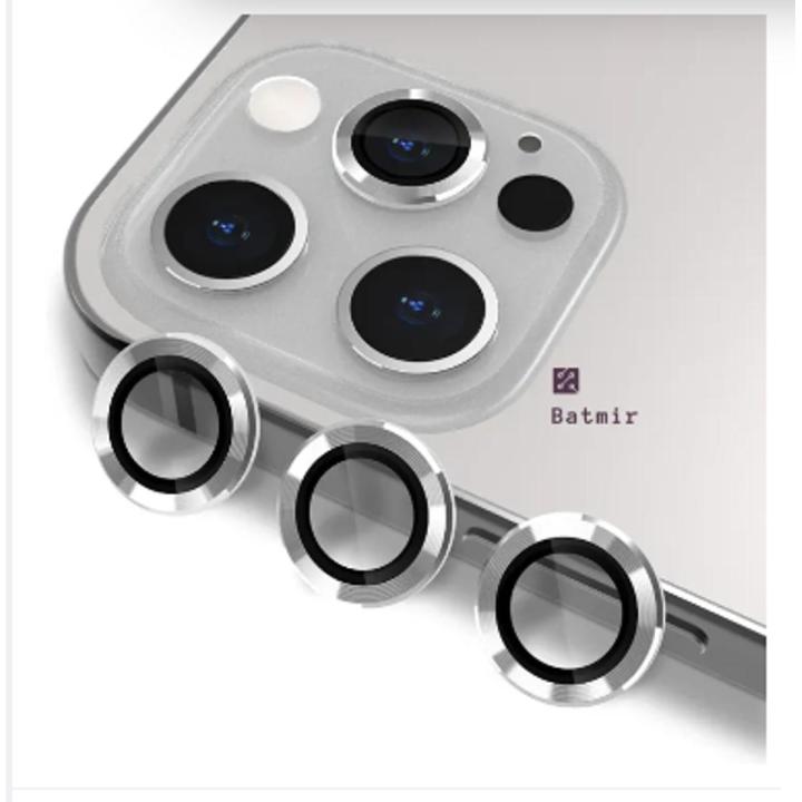 For Apple iPhone 11 Pro Silver White Camera Protector WSKEN Metal Ring ...