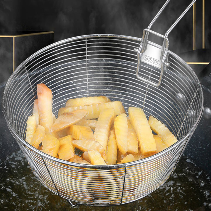 Deep Frying Basket Multifunctional Drain Baskets Food Strainer With ...