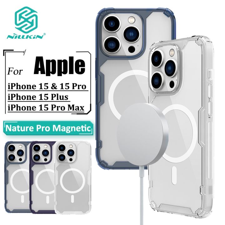 Nillkin Clear Magnetic Case For iPhone 15 Pro 15 Plus 15 Pro Max Nature Pro Phone Case Ultra ...