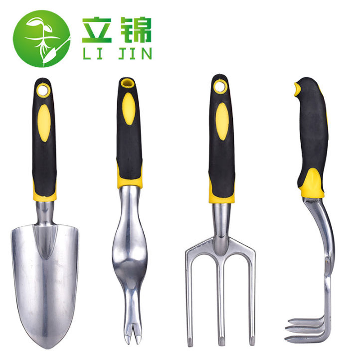 Magnesium aluminum alloy five-piece set, stainless steel garden tools ...
