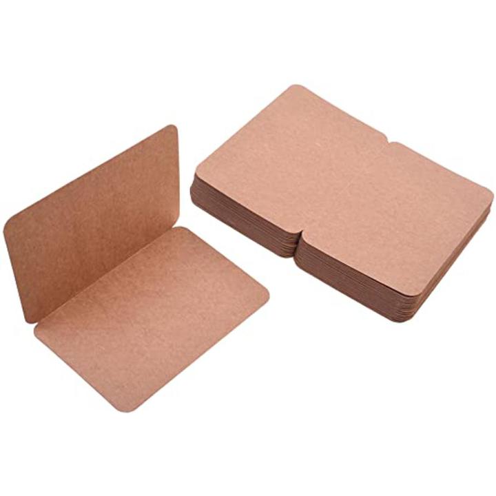 50Pcs 3 X 5'' Craft Paper Foldable Blank Cards For Diy Greeting Card ...