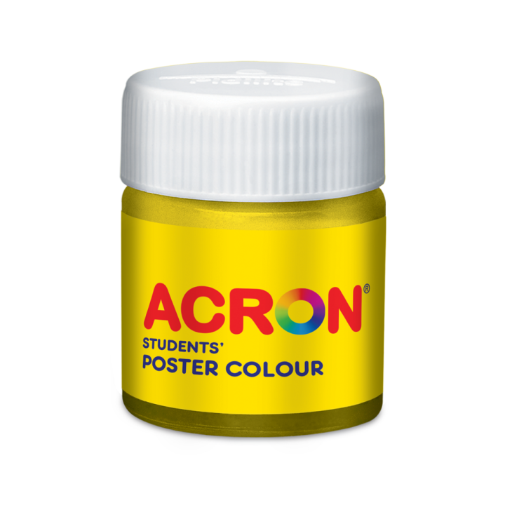 Acron Student Poster Colour - Leom Yellow 15 ml | Daraz.com.bd