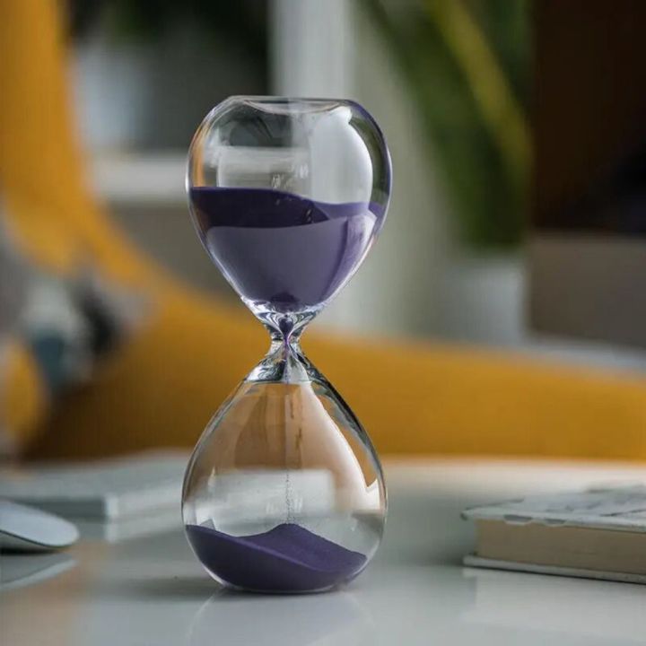Sand Clock Nordic Hourglass Timer High Borosilicate Glass Delicate Hour ...