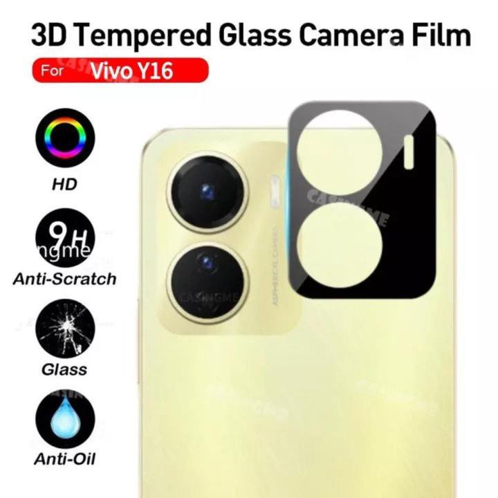 Vivo Y16 Lens Shield Latest Generation Curvy Border Glass Membrane HD ...