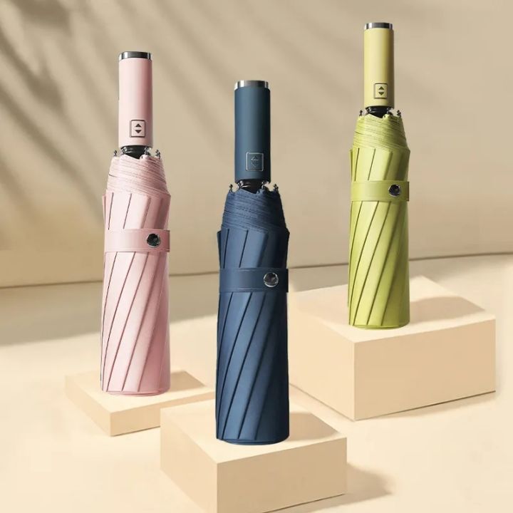 Strong Wind Resistant 12K Automatic Umbrella Rain Women Windproof ...