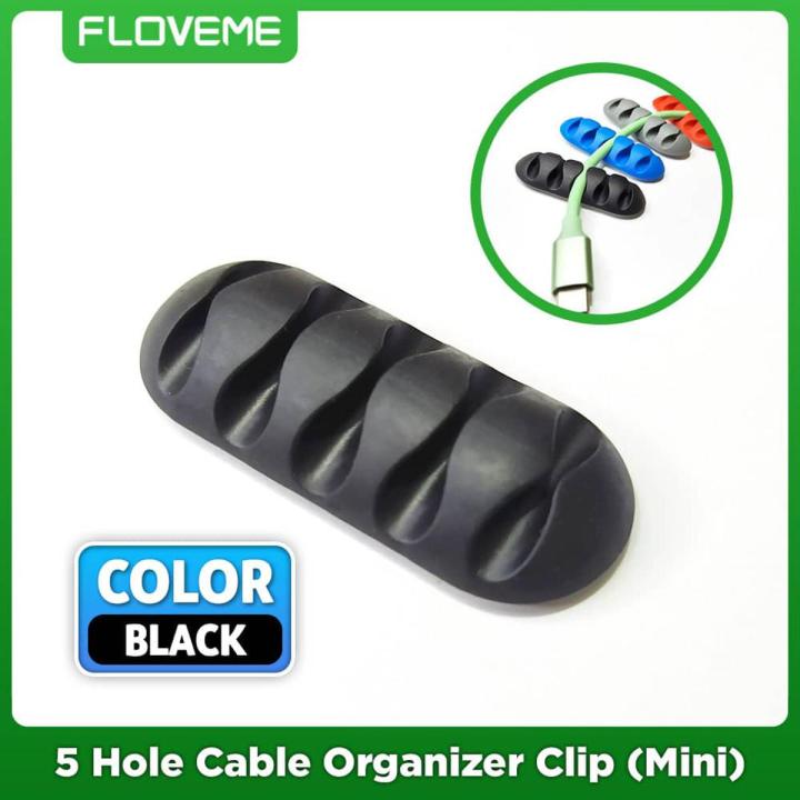 Floveme Cable Clip Self Adhesive Cable Organizer Wire Holder Cable ...