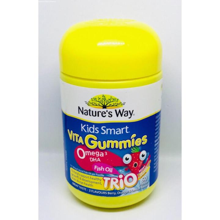 Nature's Way Kids Smart Vita Gummies Omega Fish Oil 60 Pastilles ...