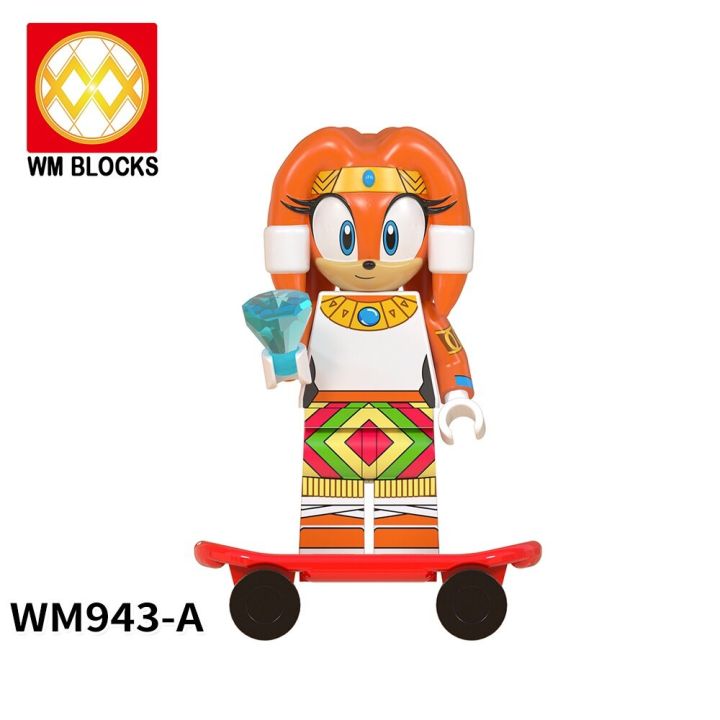 Sonic Building Blocks Toy Amy Rose Echidna Shadow Blaze Silver Infinite ...