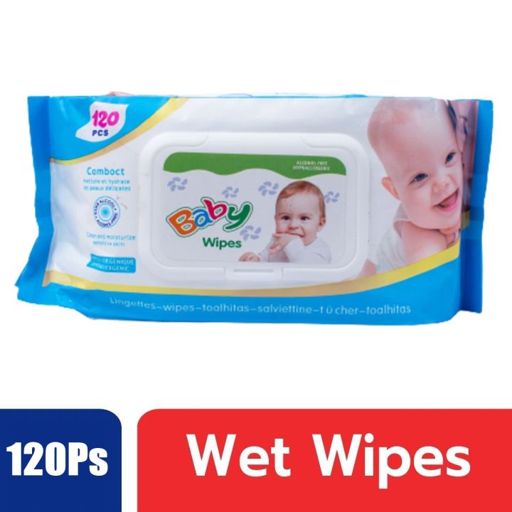 Cotton Baby wipes (120pcs) | Daraz.com.bd