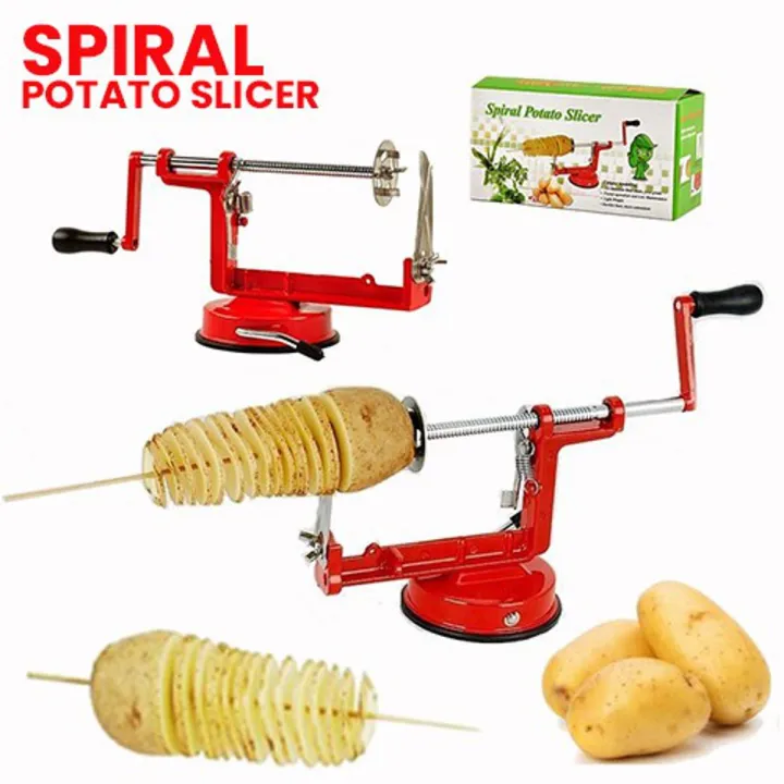 Potato Chips Maker- Manual Spiral Potato Chips Twister Slicer Cutter ...