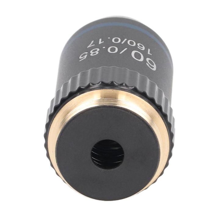 High Power Microscope Lens, Achromatic Objective Chrome Plated Brass ...