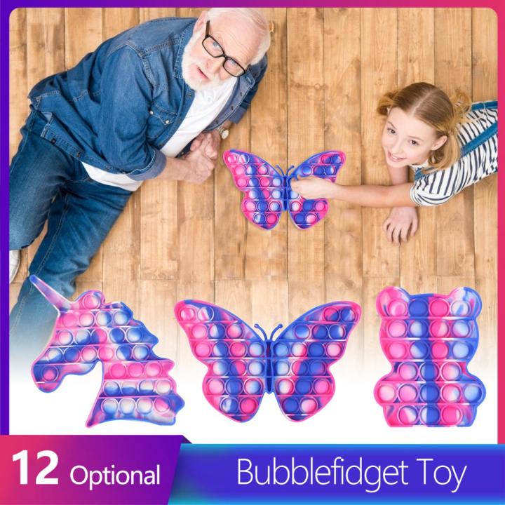 Pop It Multicolor Push Toy Fidget Toys Adult Stress Relief Toy ...