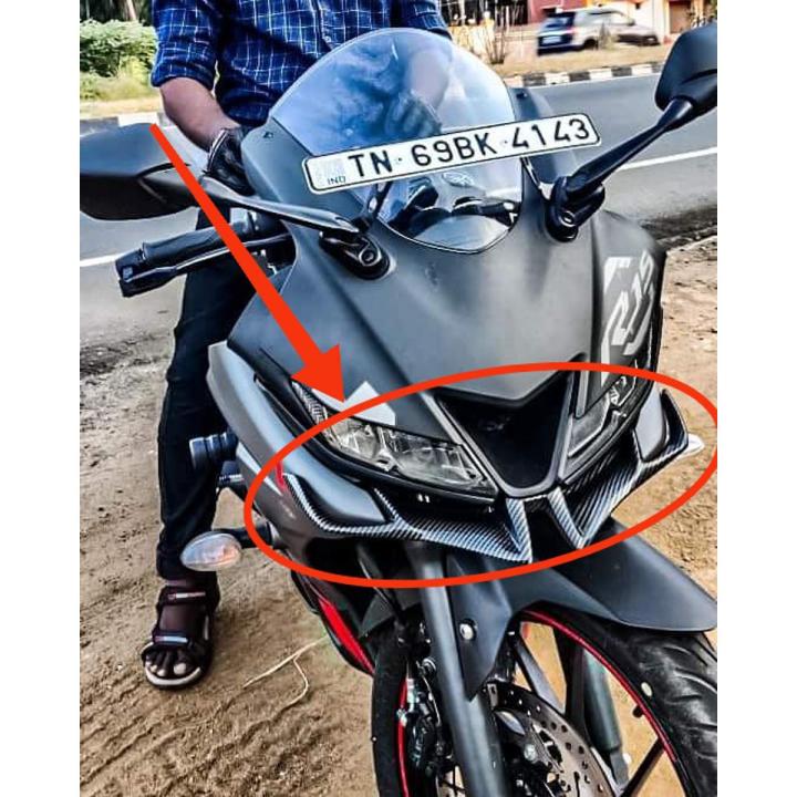 Motorcycle Front Winglet For YAMAHA R15 V2 V3 | Daraz.com.bd