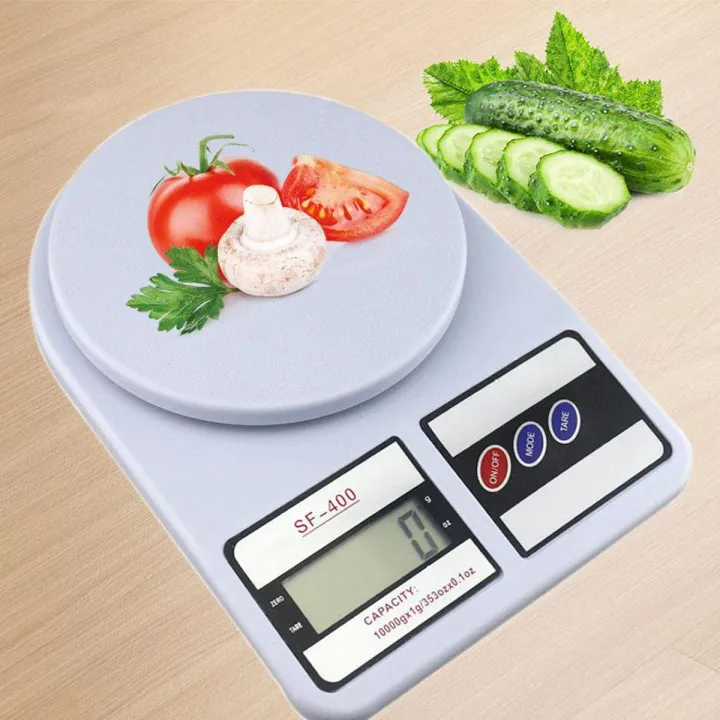 Digital Kitchen Scale 5 KG - White | Daraz.com.bd