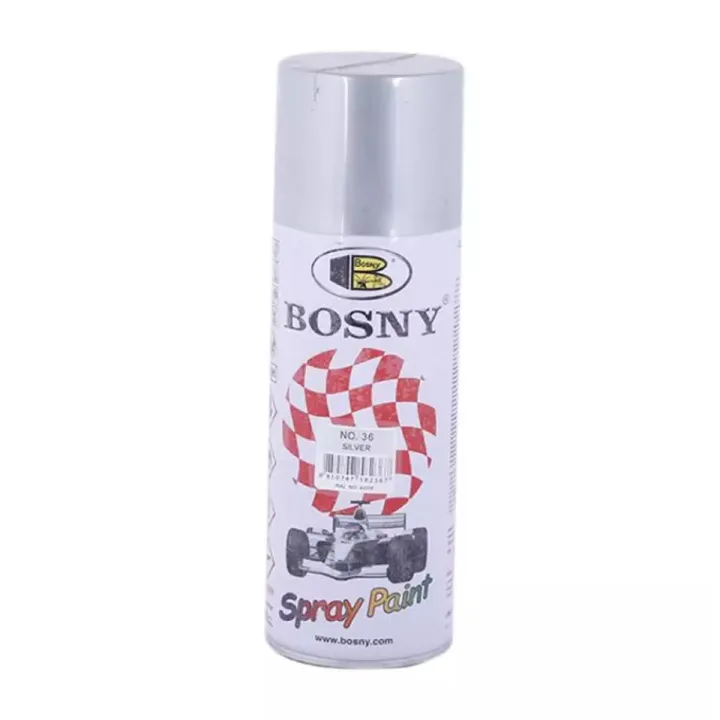 Bosny spray paint Silver | Daraz.com.bd