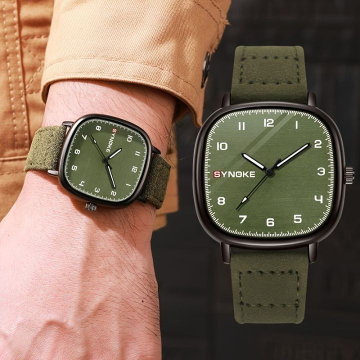 Green Quartz Watch Simple Sporty Wrist | Daraz.com.bd