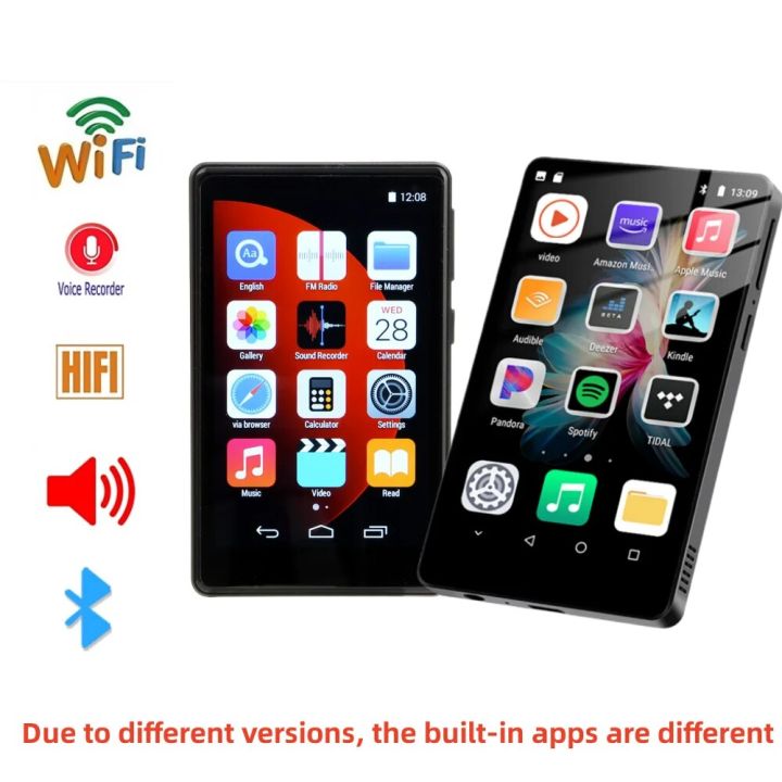 MP4 Player 4 inch Full Touch Screen Touch with Bluetooth and WiFi ...