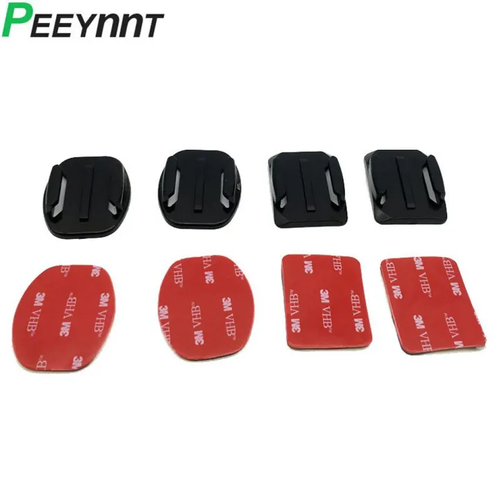 【VisioN Shop】Flat Curved Base and Adhesive Stickers for GoPro Hero 7 5 ...