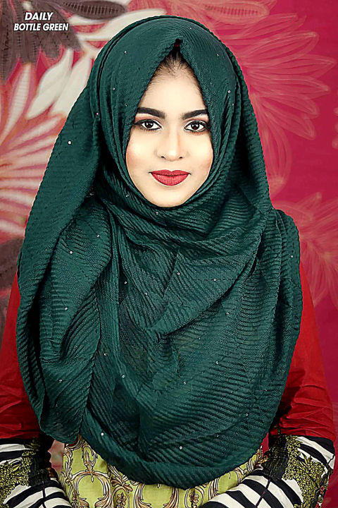 Sornolota cotton crepe hijab Collection 2024 For Women - Hijab Collection - Hijab | Daraz.com.bd