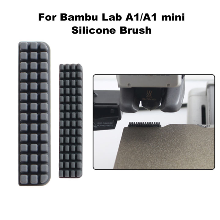 Nozzle Silicone Brush for Bambu Lab A1/A1mini Cleaning Brush Hotbed ...