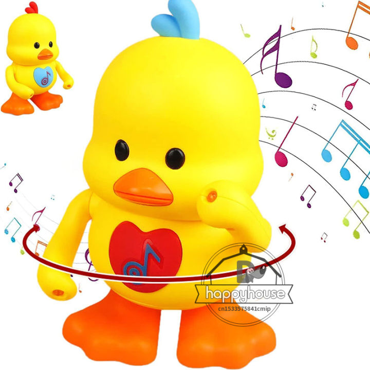 Electronic Dancing Duck Toy for Kids Musical Dancing Duck with Light ...