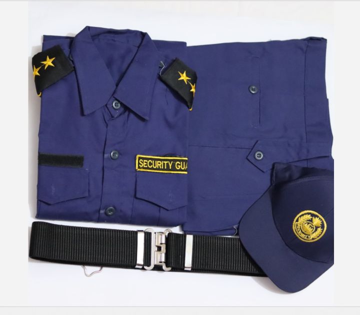 Security Guard Uniform Full Set - Guard Dress - Security Guard Pant ...
