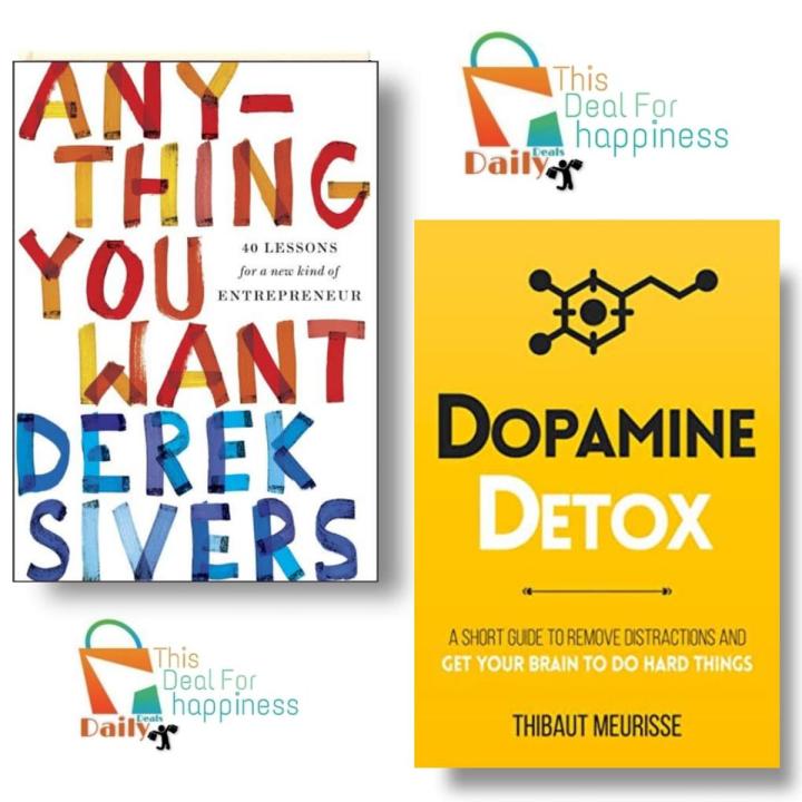 2 books special pack ( Anything you want , Dopamine detox ) | Daraz.com.bd
