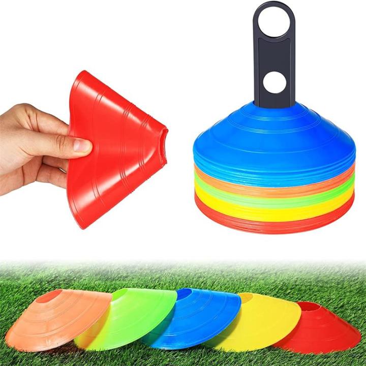 10/15/20/25pcs Agility Disc Cone Set Multi Sport Training Space Cones ...