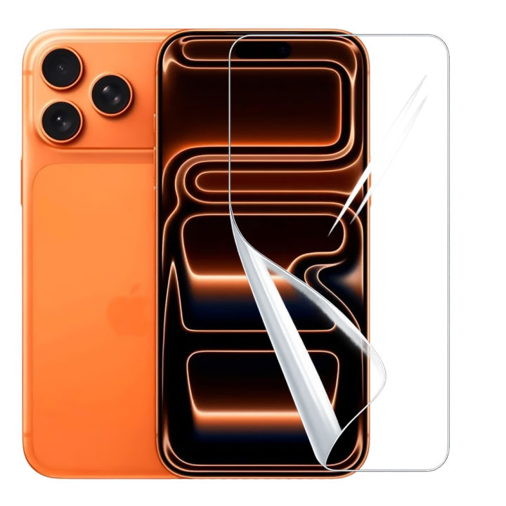 Apple iPhone 17 Pro Max (4 Layers) TPU Hydrogel Machine Cutting Screen ...