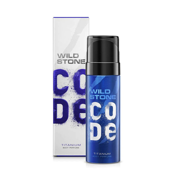 Wild Stone - Code Titanium No Gas Body Perfume For Men, Long Lasting ...