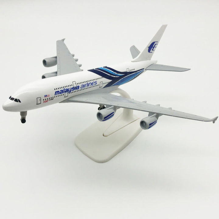 20cm Malaysia Airline Airplane Scale Model Aircraft A380 Aircraft Plane ...