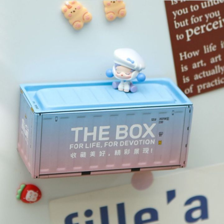 Creative Retro Industrial Style Popmart Display Box Desktop Organizer ...