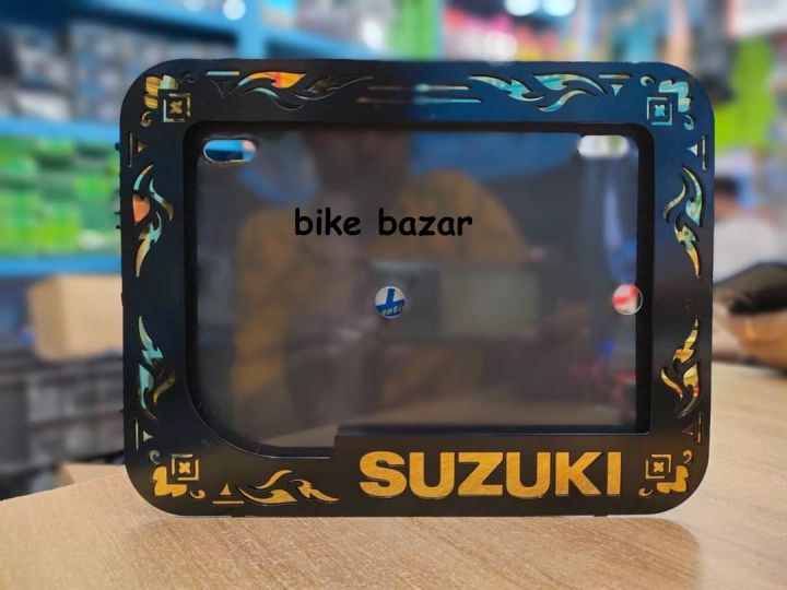 Suzukii Number plate License Plate Digital License Plate Catching Cover ...