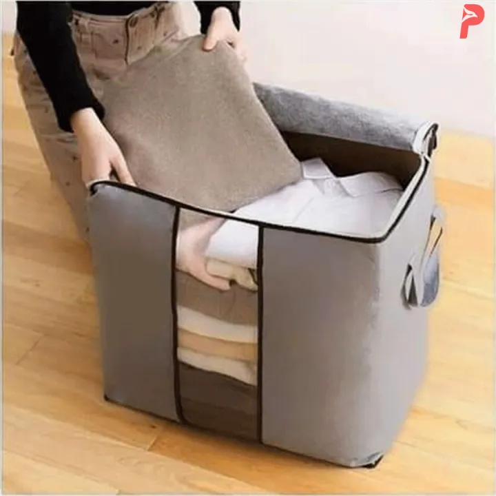 Cloth Storage Organizer Bag | Large Size Vertical | Daraz.com.bd