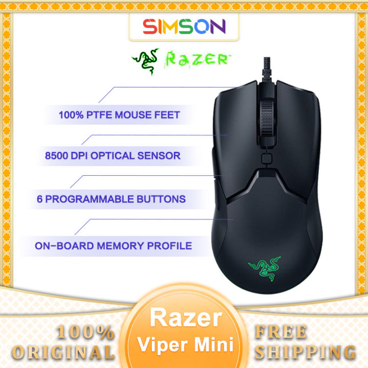 Razer Viper Mini Gaming Mouse 61g Ultra-lightweight Design CHROMA RGB ...