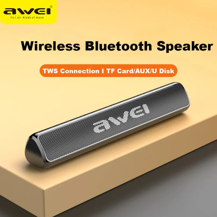 Awei Y333 Mini Soundbar Wireless Speaker with 6month‘s Official ...
