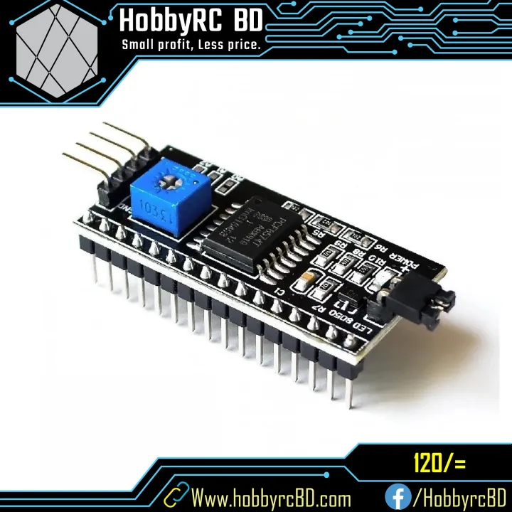 I2C Module for LDC Display Arduino | Daraz.com.bd