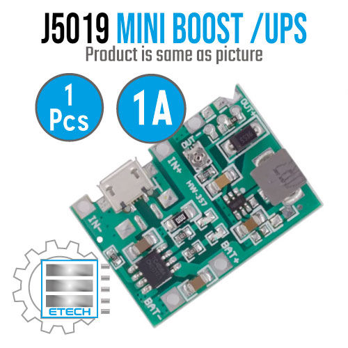 Mini UPS J5019 Adjustable DC DC Step Up 4.5-8v To 3.7-27v 1A Boost ...